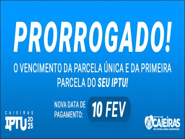 Jornal A Semana - Caieiras - IPTU CAIEIRAS PRORROGADO Jornal A Semana - Caieiras - IPTU CAIEIRAS PRORROGADO